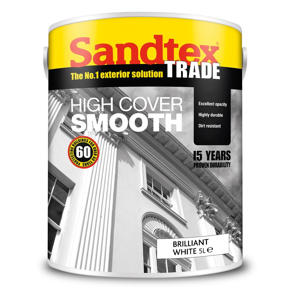Sandtex Trade Extreme Exposure Smooth Brilliant White 5L