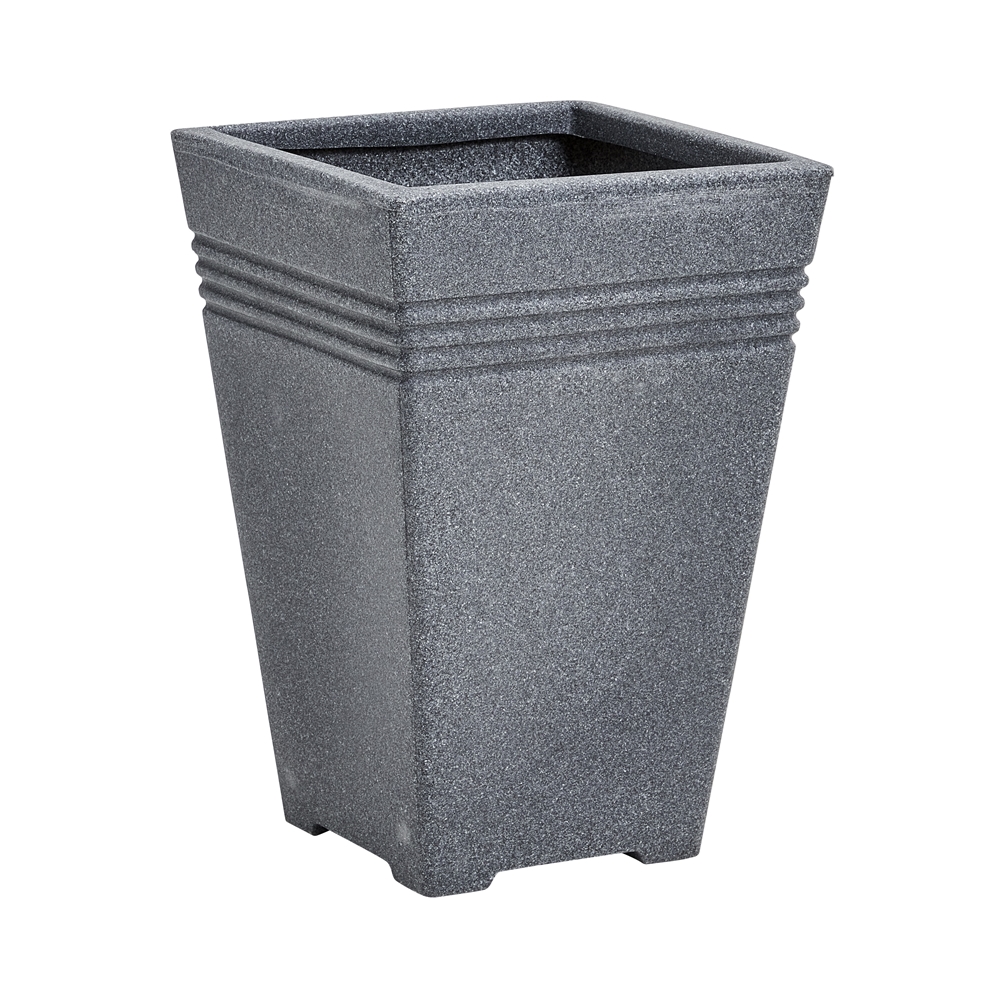 Strata Tall Milano Planter 30cm x 46cm - Pewter