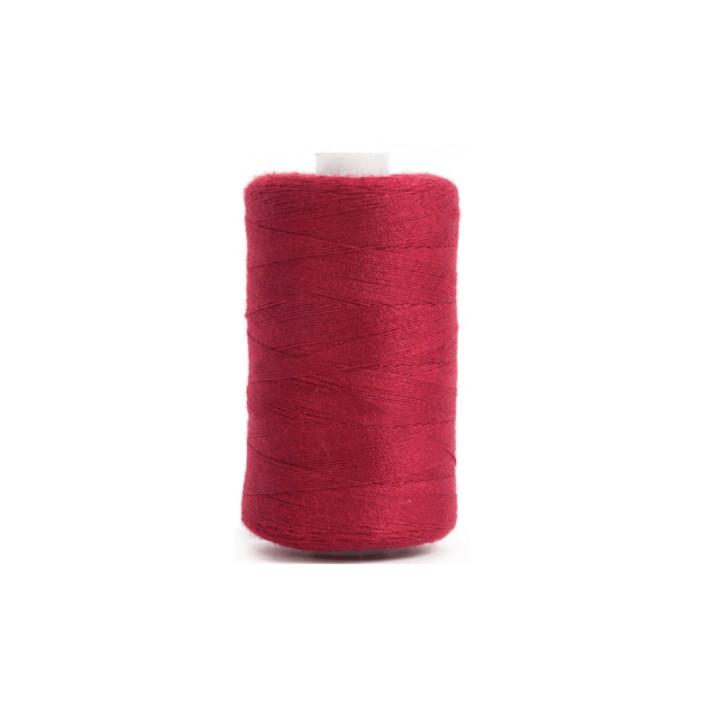 Hemline Sewing and Overlocking Thread - 5 x 1000m (Dark Red)